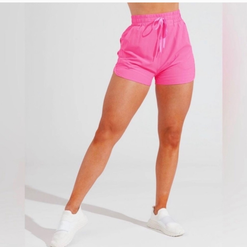 Buff Bunny Hot Pink Flo Athletic Short Size Sm - Gem